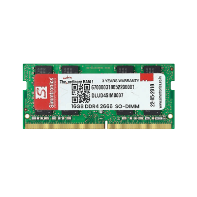 16GB DDR4 LAPTOP RAM 2666 MHZ - simmtronics